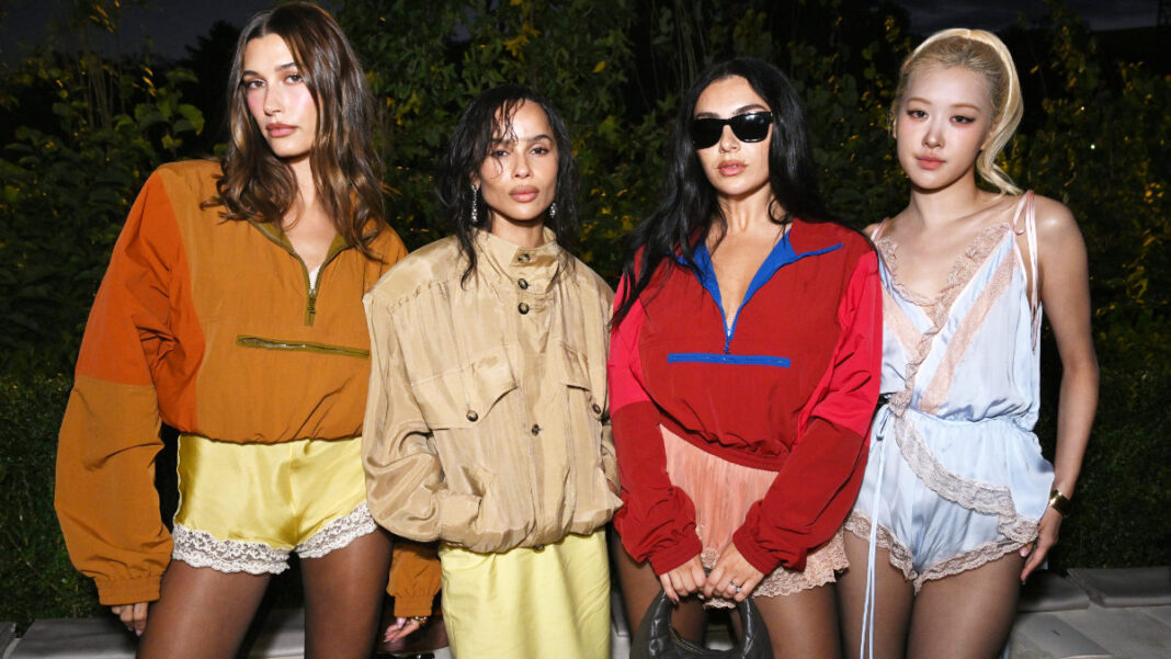 A-List Squad Goals! Rose, Hailey Bieber, Zoe Kravitz, And Charli XCX ...