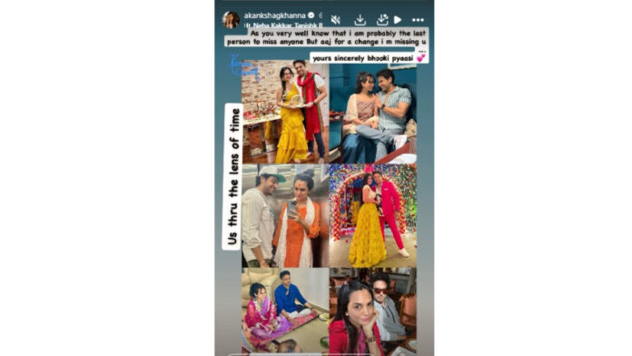 Akanksha Chamola's Heartfelt Karwa Chauth Message For Gaurav Khanna ...