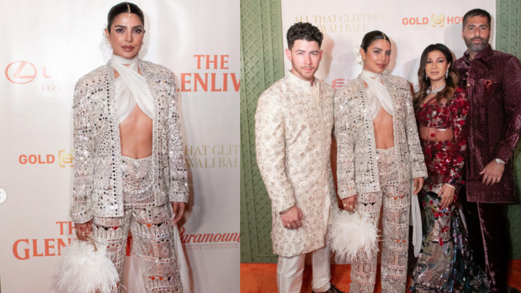 The Most Epic Diwali Twinning Moment: Priyanka Chopra And Nick Jonas ...