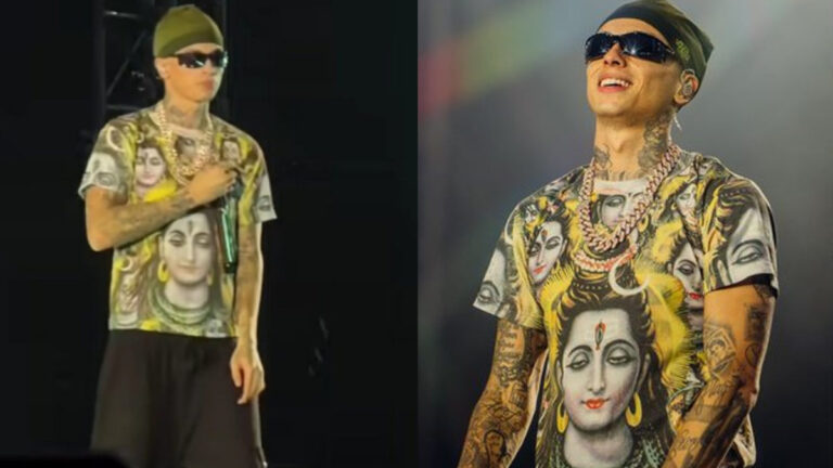 Central Cee's Lord Shiva T-Shirt Steals The Show At Rolling Loud India 2025