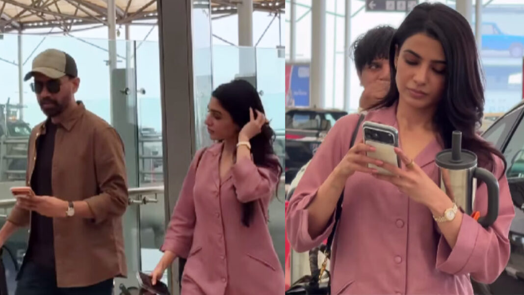 Samantha Ruth Prabhu And Raj Nidimoru's Airport Style Is Giving Us Major Couple Goals!