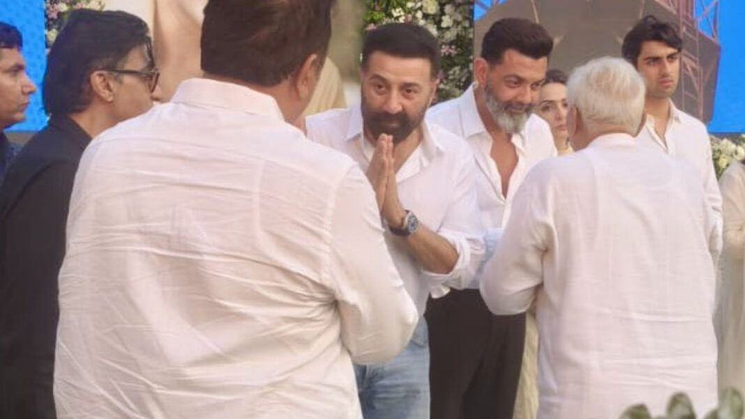 Sunny Deol, Bobby Deol's Emotional Tribute To Dad Dharmendra Will Leave ...
