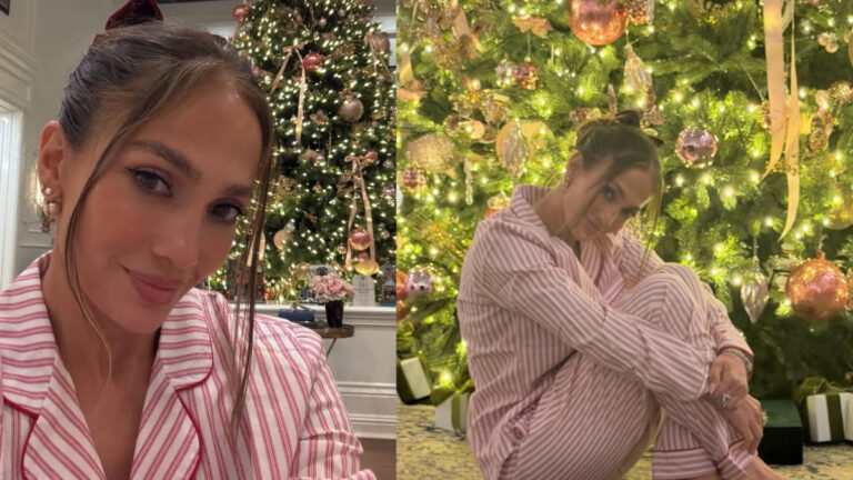 Jennifer Lopez's Cozy Christmas Eve Celebration