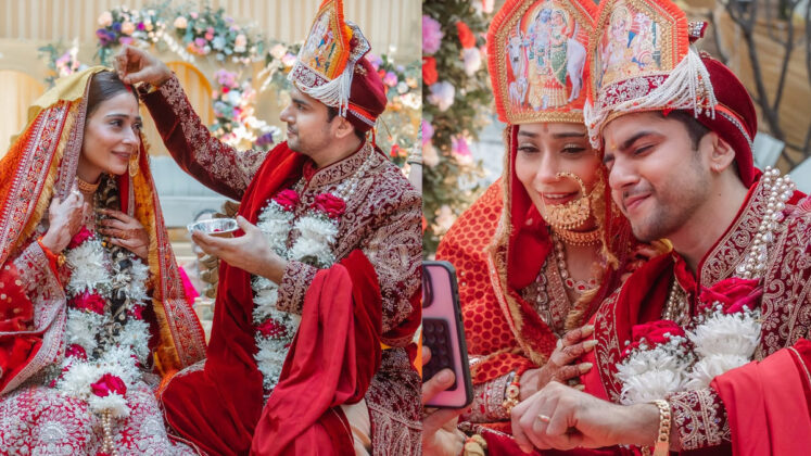 Sara Khan Shares First Wedding Photos With Krish Pathak, And They're ...