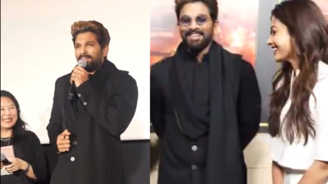 Allu Arjun Speaks Japanese On Stage — Tokyo Goes Wild For Pushpa 2!