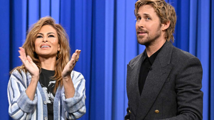 Ryan Gosling Surprises Eva Mendes On The Tonight Show In Rare Public ...