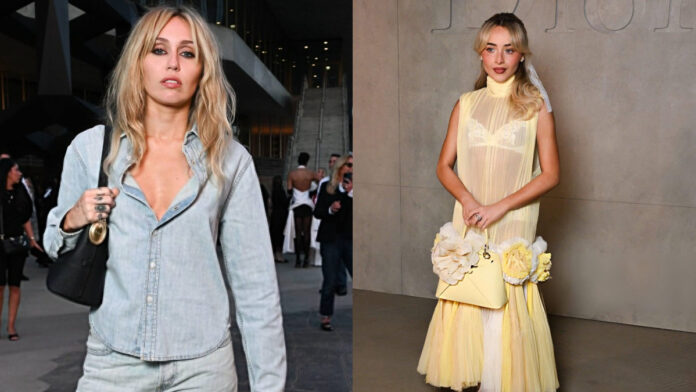 Miley Cyrus And Sabrina Carpenter Lead Celebrity Arrivals At Dior ...