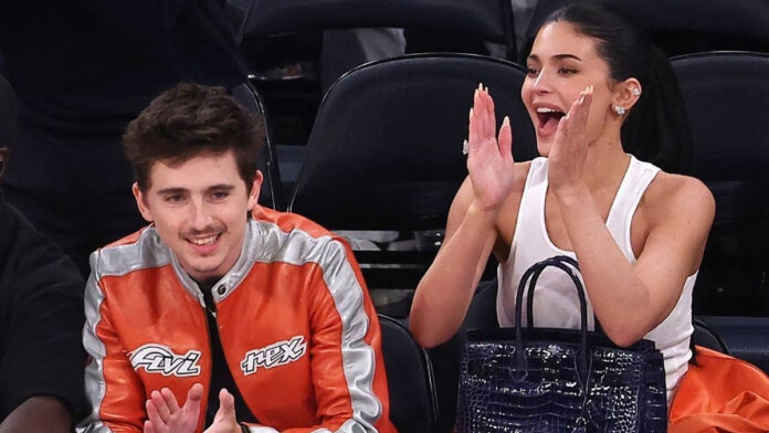 Timothée Chalamet And Kylie Jenner Go Wild As Knicks Reach NBA Finals ...