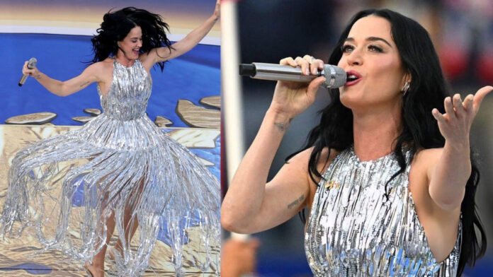 Katy Perry Made A Glamorous Statement In A Metallic Silver Gown At FIFA ...