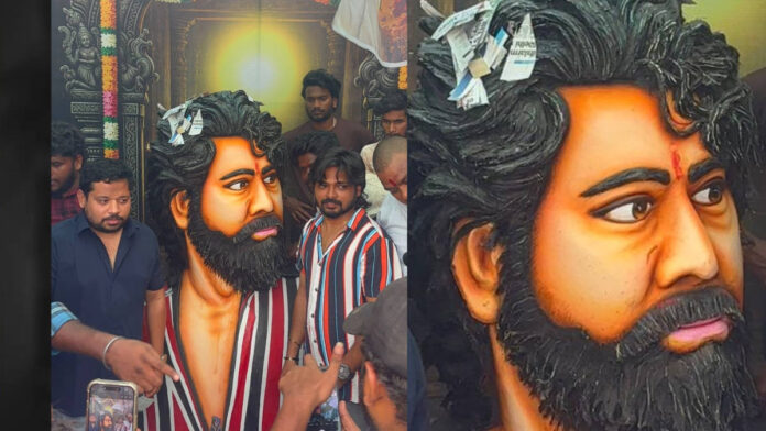 Ram Charan Fans Unveil Special Peddi Statue But The Internet Spots One ...